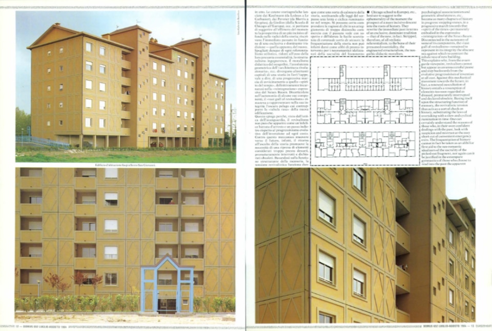 A collection of Paolo Portoghesi’s projects from the Domus archive - Domus
